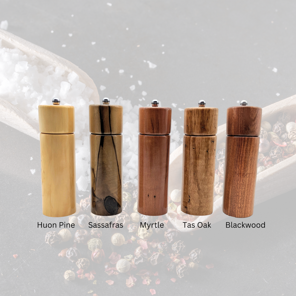 Tasmanian Timber Salt or Pepper Mill with Ceramic Mechanism – Tassie ...